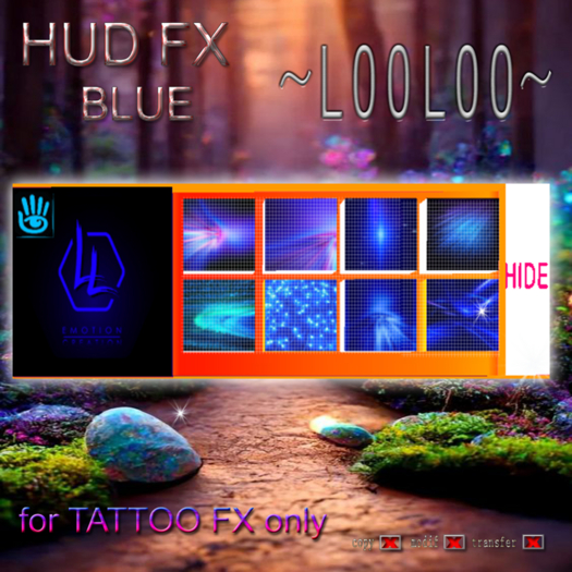 Second Life Marketplace - ! HUD FX [ BLUE ] ~ LOOLOO FX